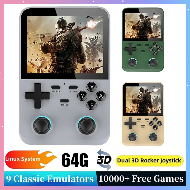 D007-X6-3-5inch-Handheld-Game-Console-High-Definition-Screen-High ...