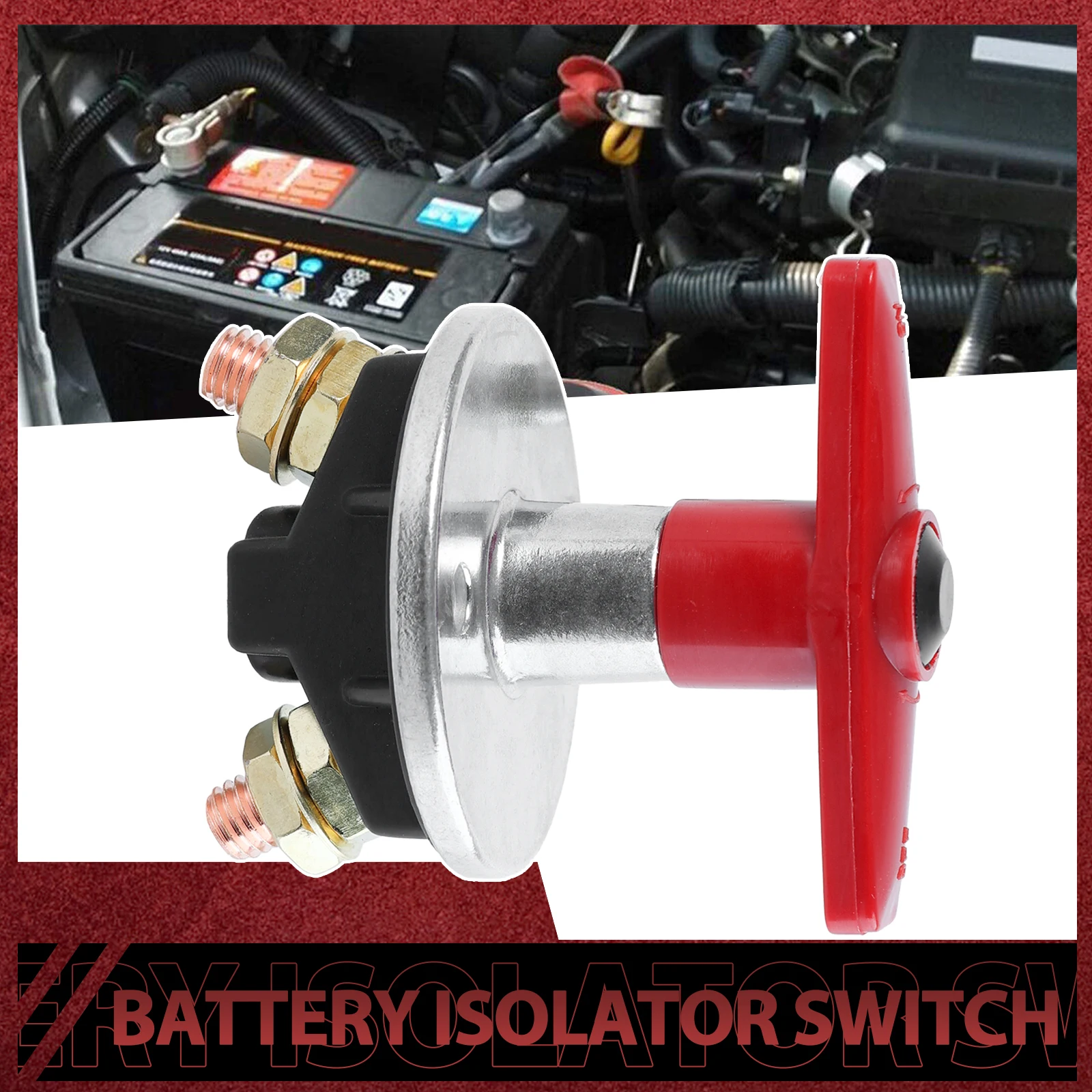 1500 Amp Fixed Key Battery Selector Isolator Cut Off Kill Switch 12V ...