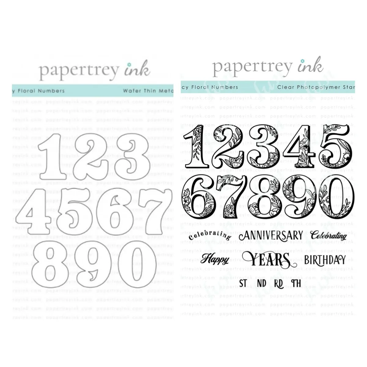 Metal Embossing Template | Floral Numbers Stamp | Cutting Dies Numbers ...