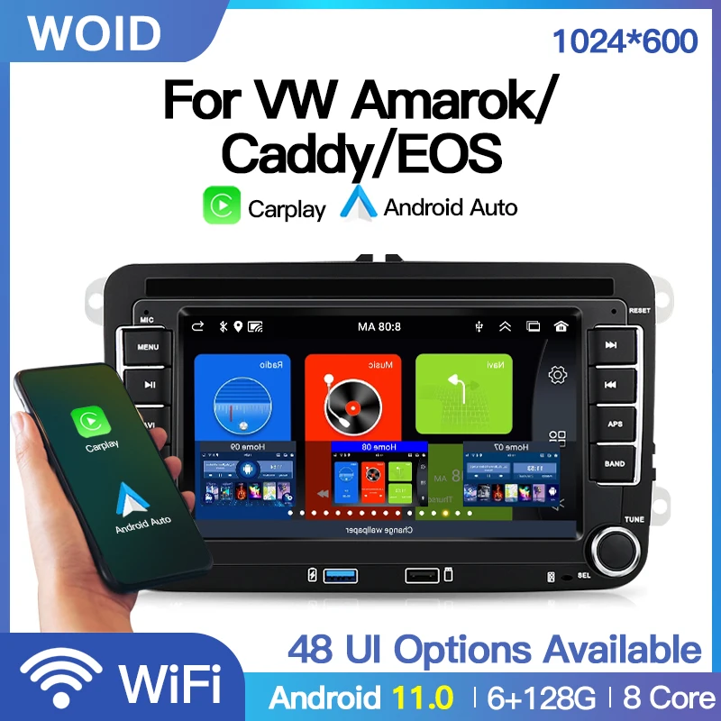 Android Car Radio 7 Inch For Volkswagen Amarok/Caddy/EOS VW Multimedia ...
