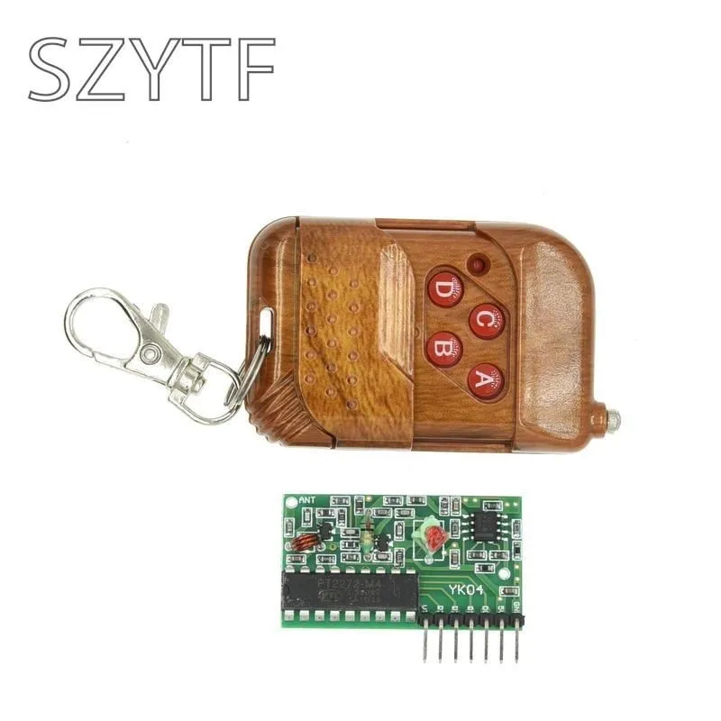 1set-IC-2262-2272-4-CH-315Mhz-Key-Wireless-Remote-Control-Kits-Receiver ...