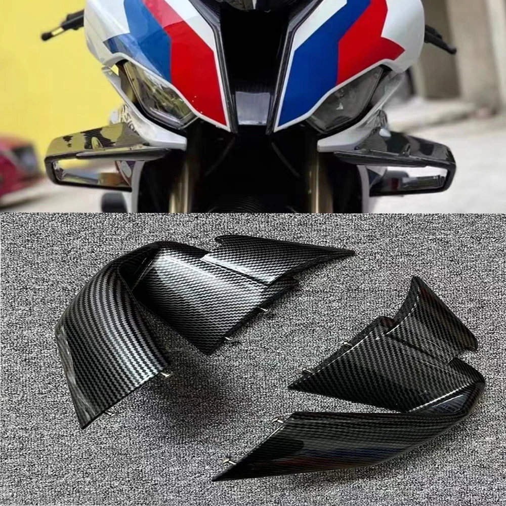 Carbon-Fiber-Printing-Windshield-Wing-Fairing-Front-Aerodynamic-Spoiler ...
