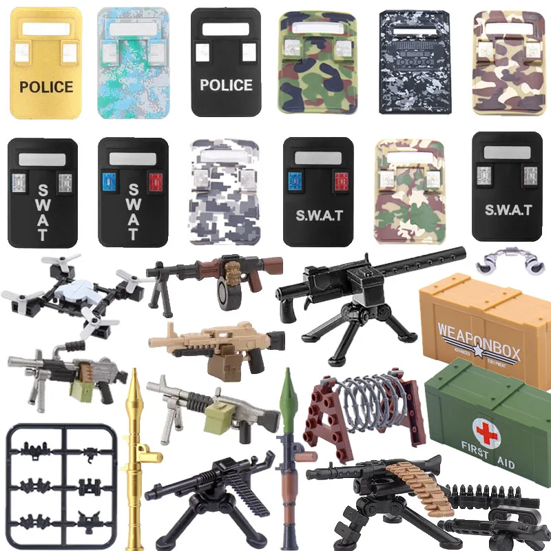 Military-Building-Blocks-Solider-Figures-Weapons-Camouflage-Guns-RPG ...