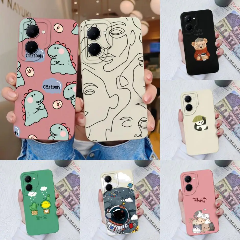 For-OPPO-Realme-C33-4G-Phone-Case-Matte-Shockproof-Liquid-Silicone-Back ...