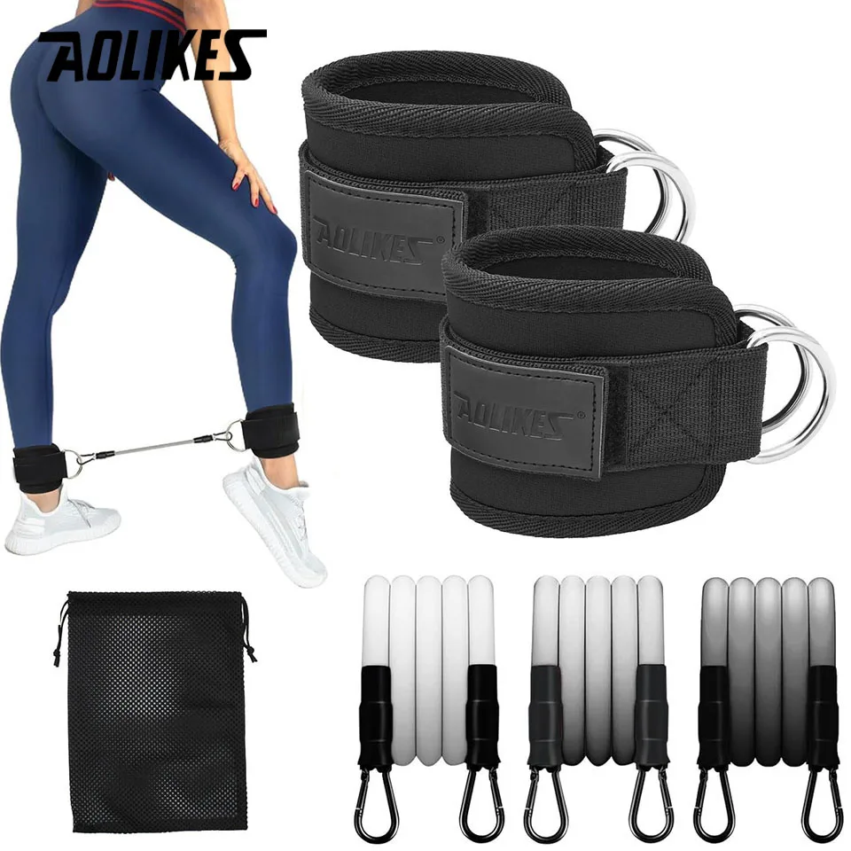 AOLIKES-Ankle-Resistance-Bands-Ankle-Bands-for-Working-Out-with-Cuffs ...