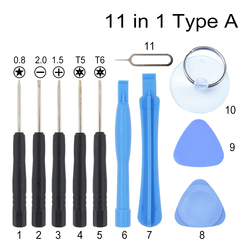 11-in-1-Mobile-Phone-Opening-Pry-Tool-Repair-kit-Screwdriver-Set-for ...