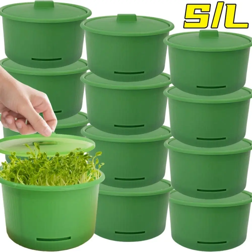 Stackable Bean Sprout Nursery Pots Split Efficient Sprouting Tray ...