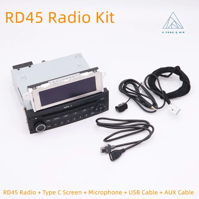Radio-de-coche-RD45-con-panel-grande-Original-aut-ntico-CD-USB ...