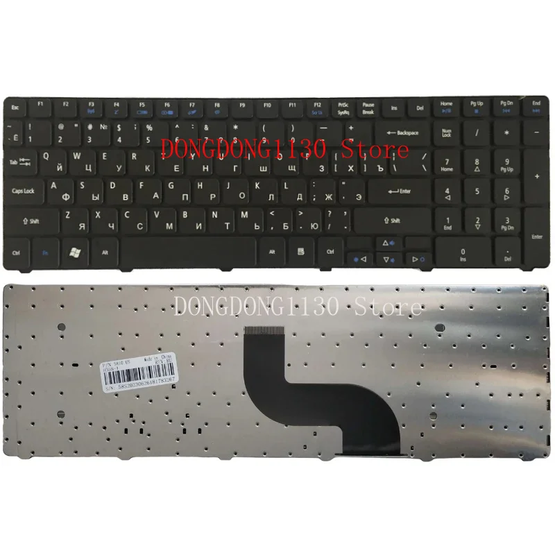 Teclado ruso Ru para ordenador portátil Acer Aspire 7735G 7735 7735Z ...