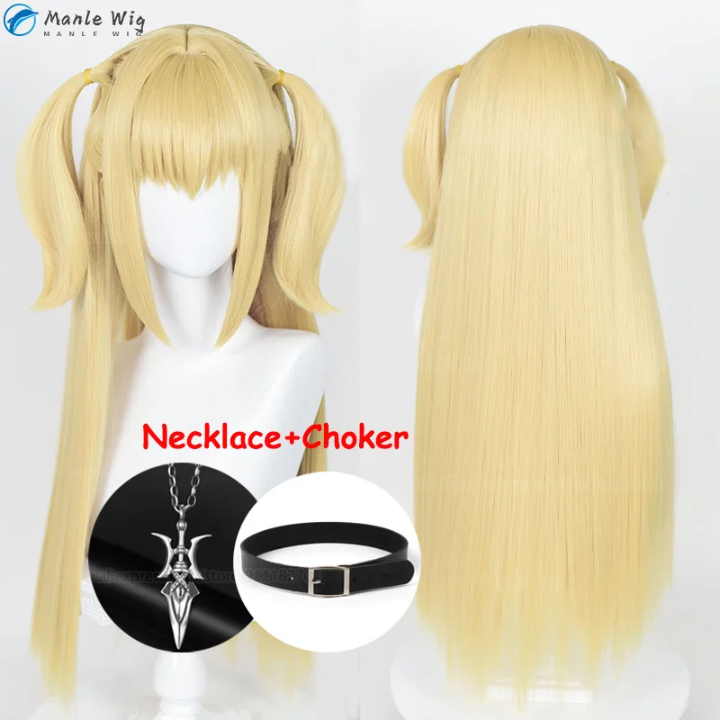 70cm-Long-Misa-Amane-Cosplay-Wig-Anime-Wigs-MisaMisa-Wig-Choker ...