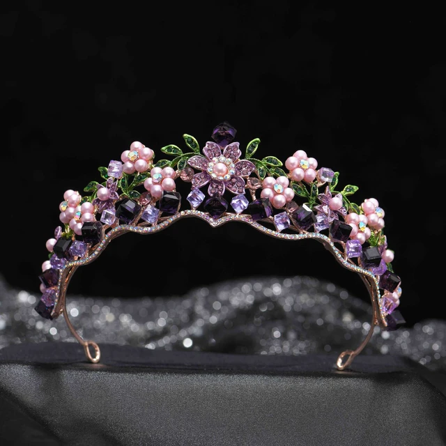 Purple Tiara For Weddings