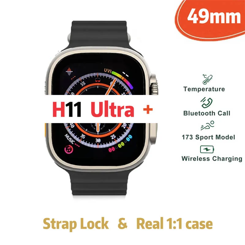 Reloj inteligente H11 Ultra actualizado para hombre y mujer, pulsera ...