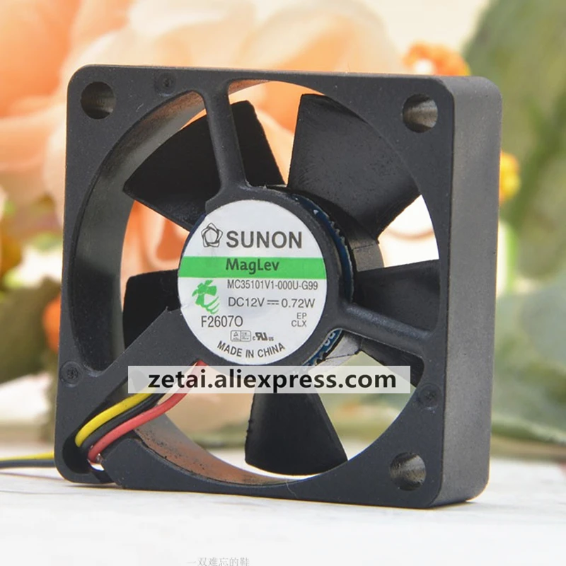 SUNON-MC35101V1-000U-G99-35mm-12V-0-72W-fans-35X35X10mm-3510-3-5cm ...