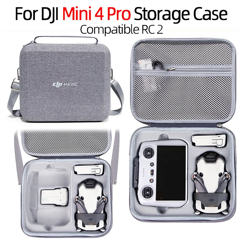 Drone-Bag-For-DJI-Mini-4-Pro-All-in-One-Shoulder-Bag-Suitcase-Storage ...