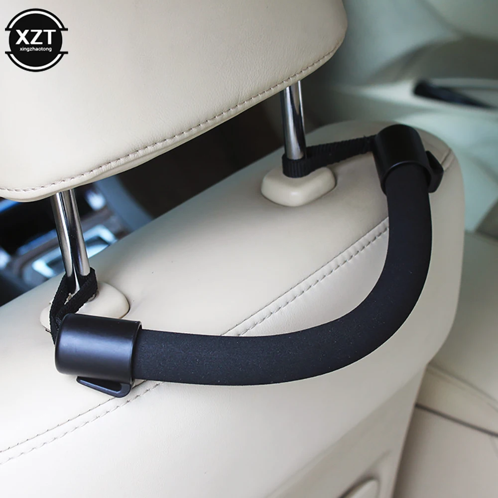 Universal-Car-Rear-Seat-Grab-Handle-Soft-Grip-Bar-Pulling-Tap-Black ...