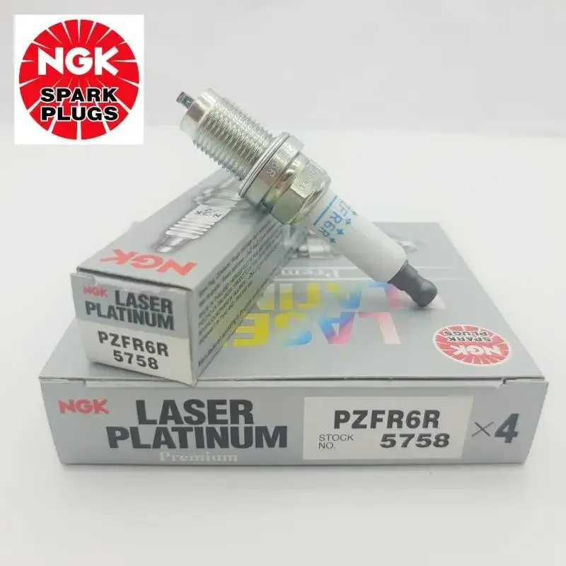 4Pcs-Original-NGK-PZFR6R-5758-Brand-New-Laser-Dual-Platinuim-Spark-Plug ...