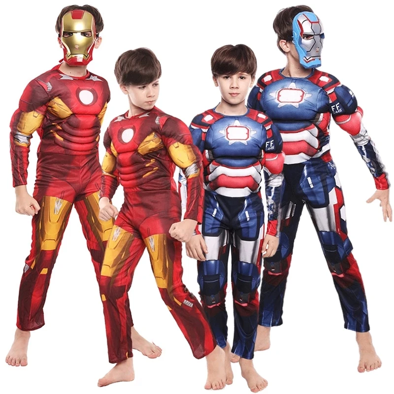 Blue Ironman Costume For Kids