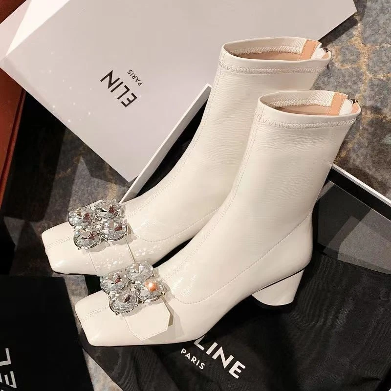 Women-s-Fashion-Chunky-Single-Boots-Fall-New-Square-Head-Rhinestones ...