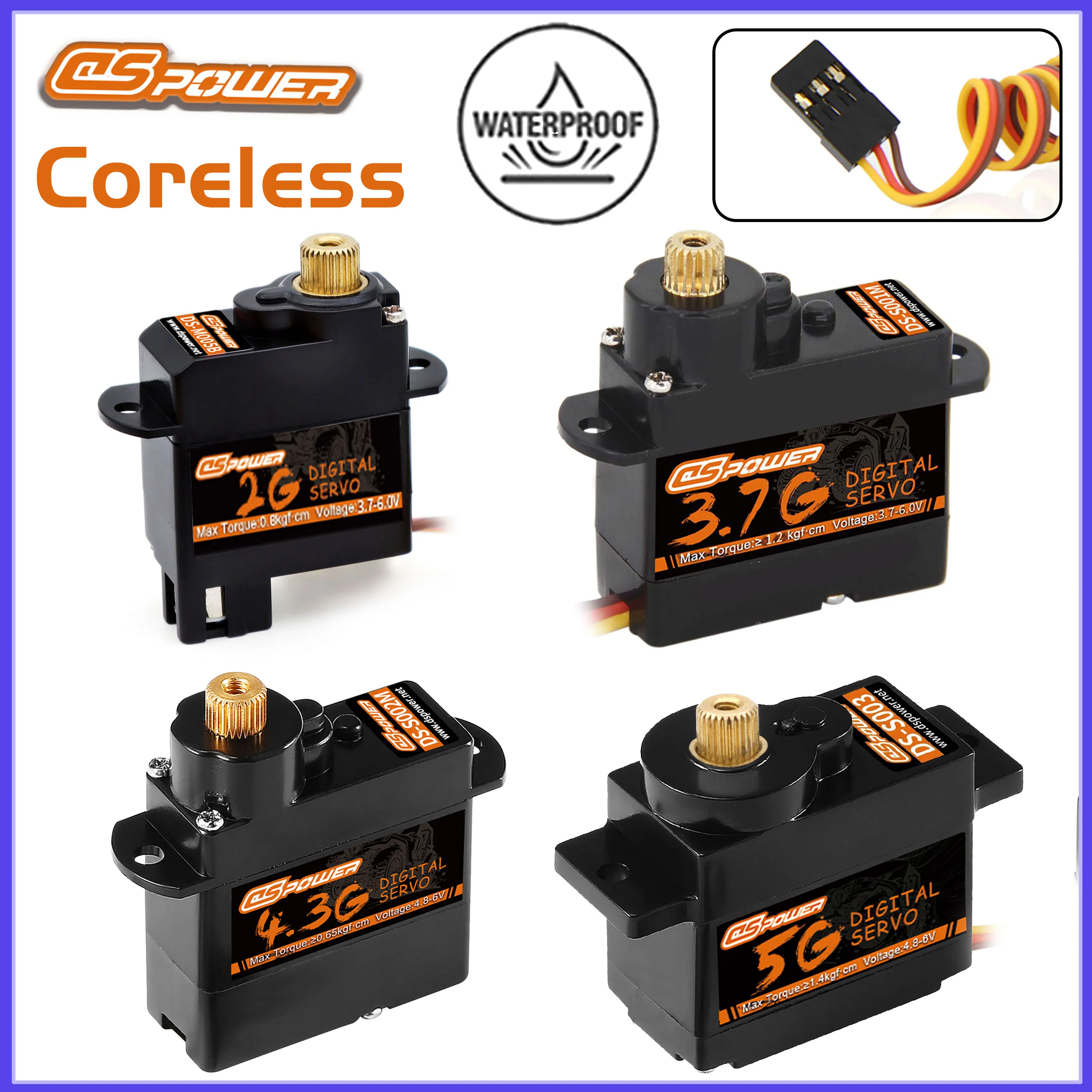 DSPOWER-2g-3-7g-4-3g-5g-Waterproof-Micro-Metal-Gear-Digital-Servo ...