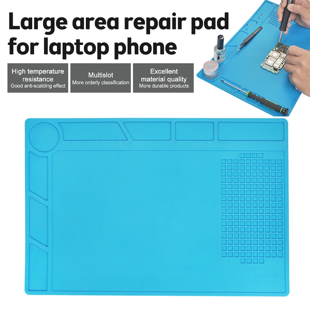 ESD Heat Insulation Working Mat Soldering Station Iron Phone Computer ...