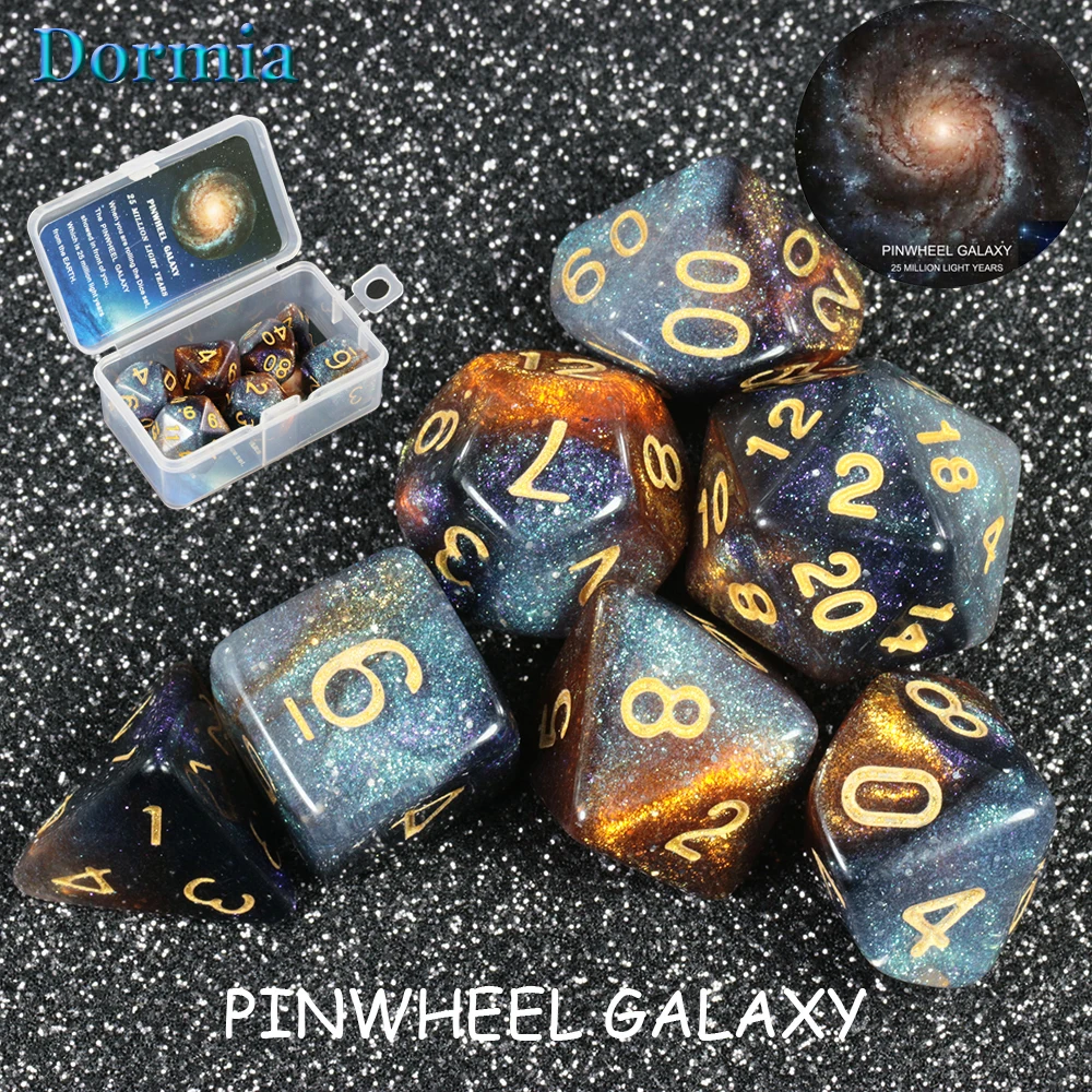 Universe-Galaxy-d-dgame-Dice-Set-D4-D20-RPG-Best-Gifts-8-Colors-for ...