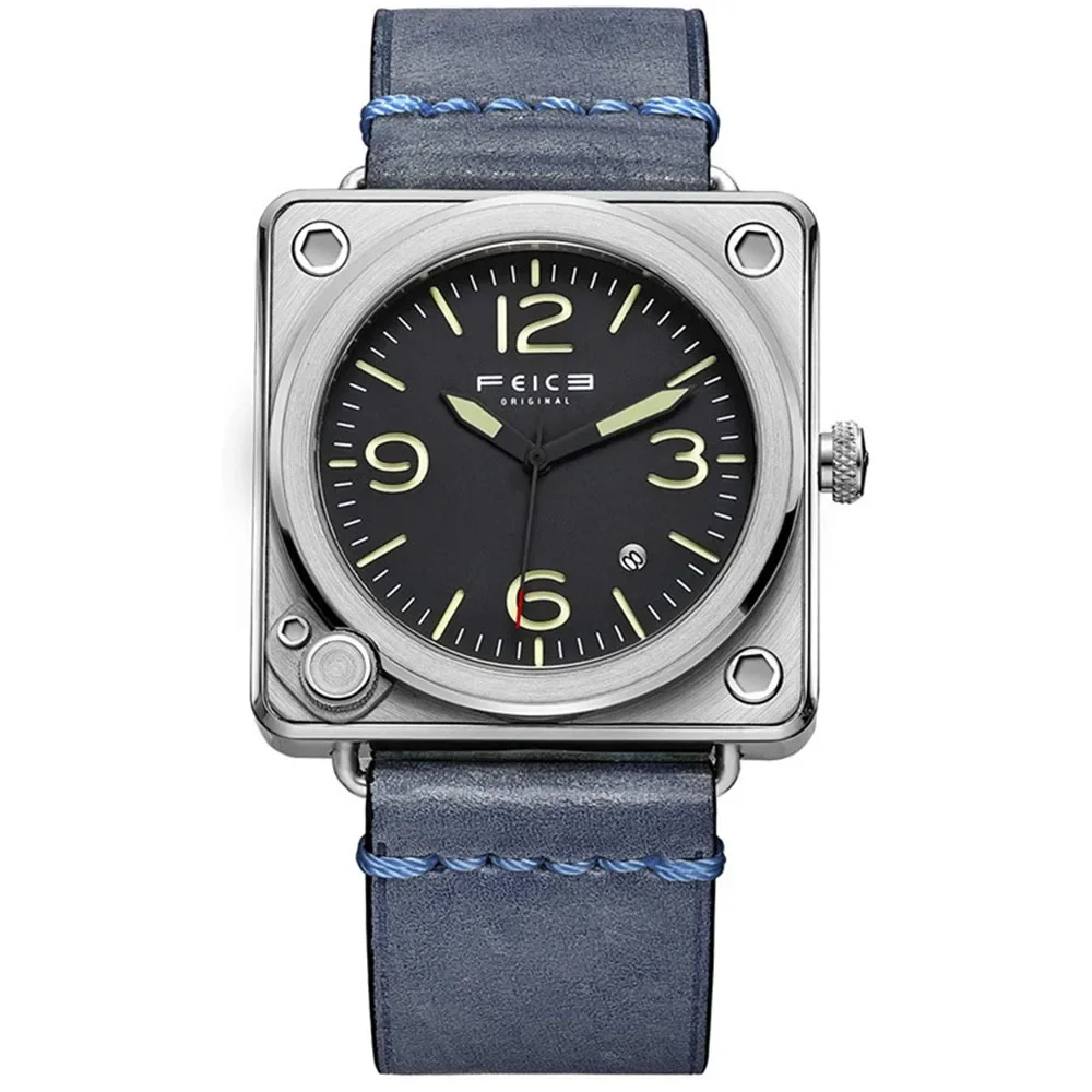FEICE-FM508-Men-s-Sports-Square-Large-Dial-Automatic-Mechanical-Watch ...