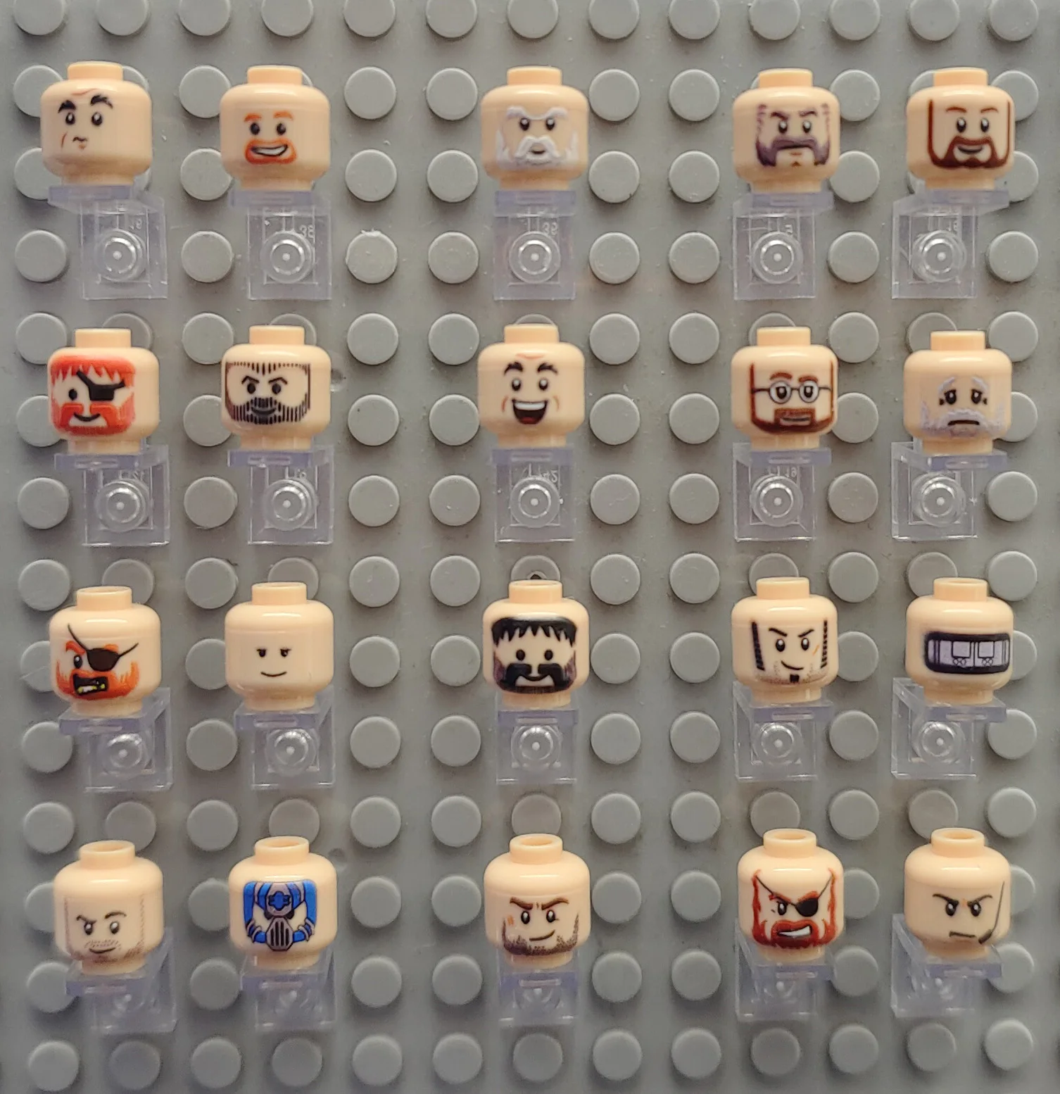 Kury-Toys-DIY-MOC-For-Flesh-color-3626-11-1pcs-printed-parts-Single ...