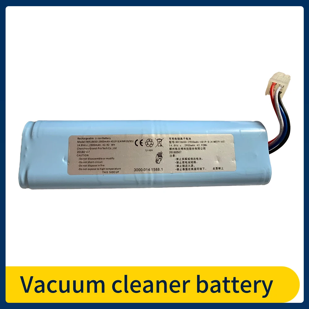 14-8V-2900mAh-42-92Wh-Vacuum-Cleaner-Battery-INR18650-4INR19-65-For ...
