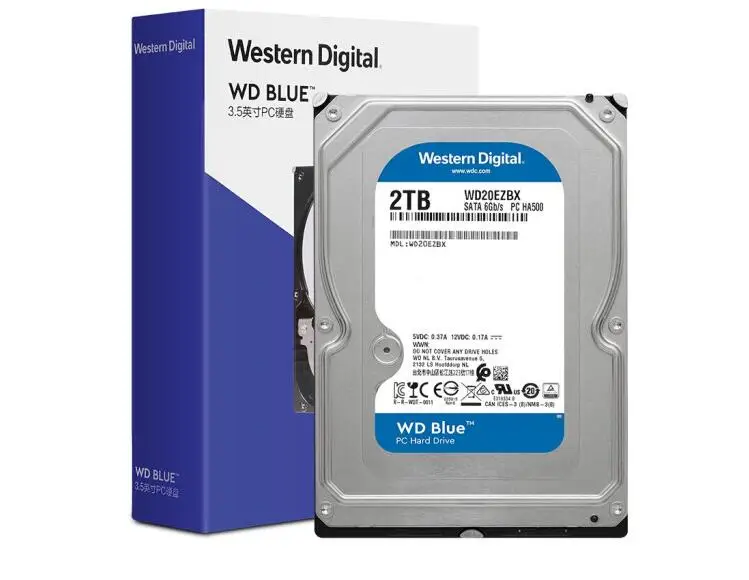 WD Blue Disk 2TB SATA6Gb/s 256MB 7200RPM Desktop Mechanical Hard Drive ...