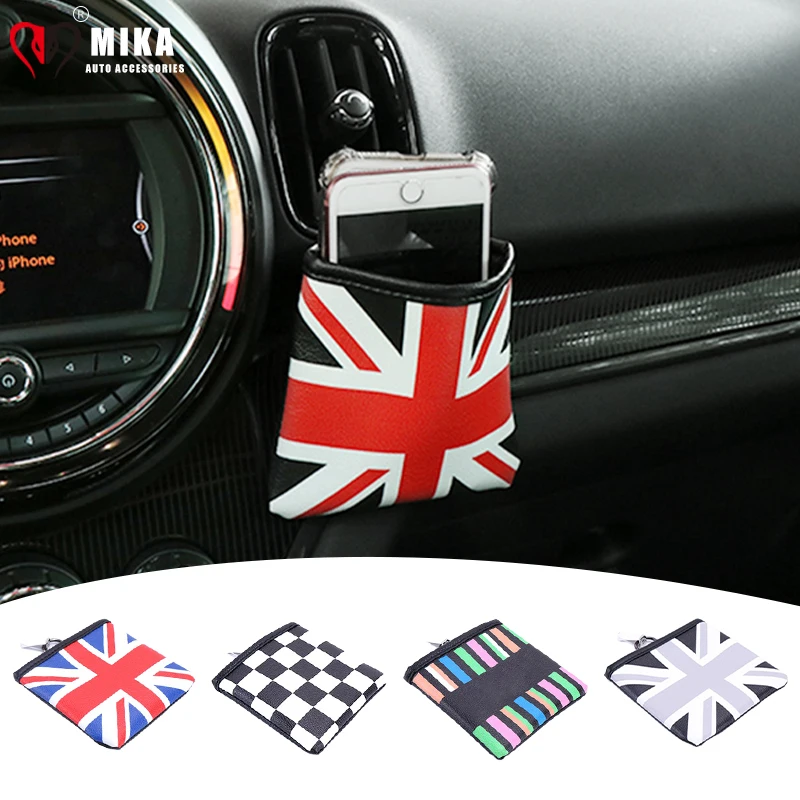 Car-Air-Vent-Outlet-Storage-Bag-Phone-Holder-For-MINI-COOPER-F56-F54 ...