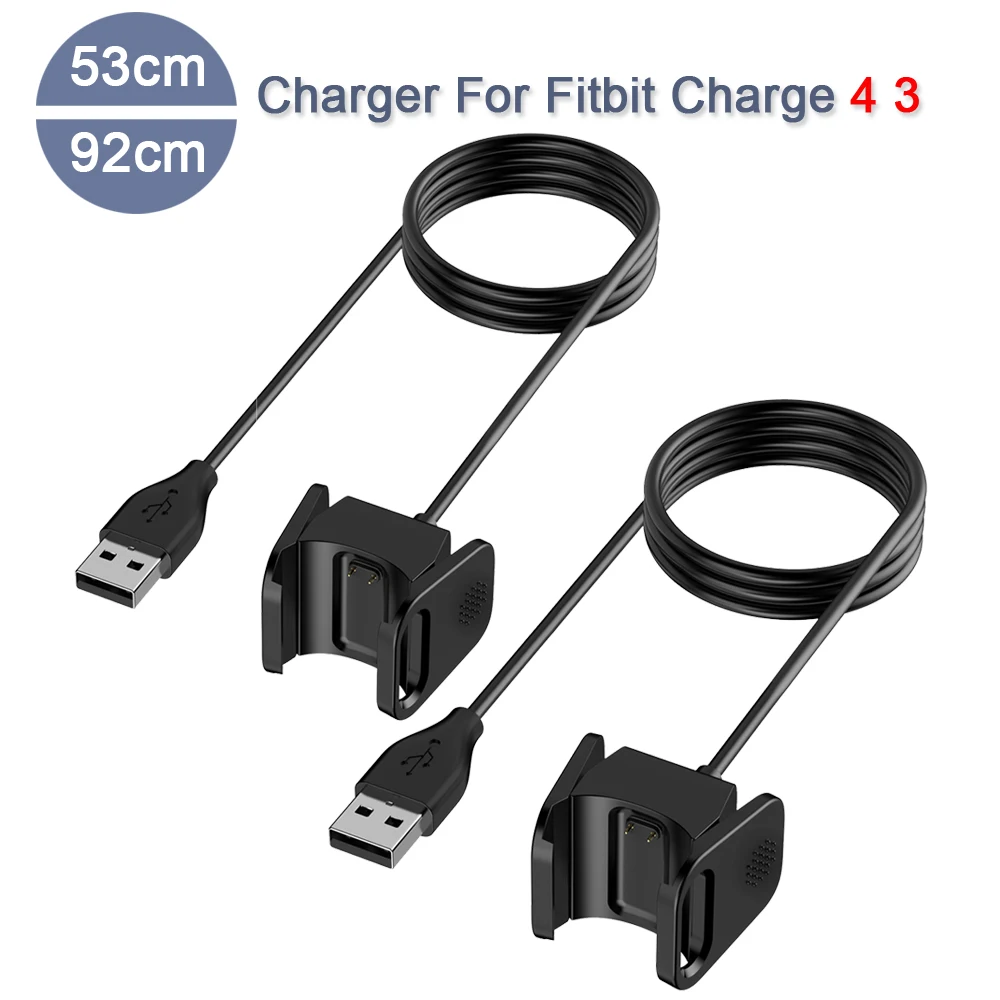 USB-Cable-Charger-For-Fitbit-Charge-3-Charge-4-Charging-USB-Cable-Dock ...