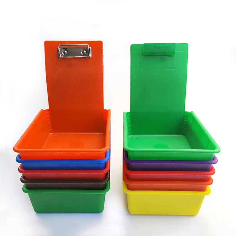 5pc-Dental-Lab-Storage-Box-Work-Tray-Colourful-Plastic-Turnover-Box ...