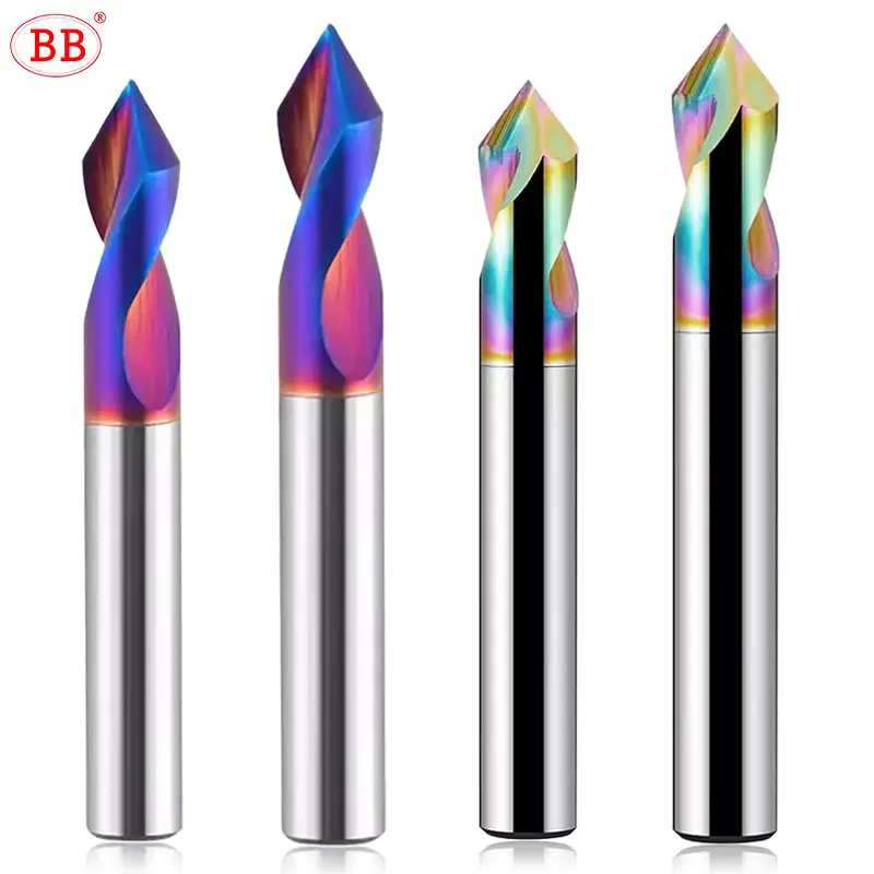BB Spot Drill Bit CNC Hole Making Tool NC 60 90 120 Degree Short Drill ...