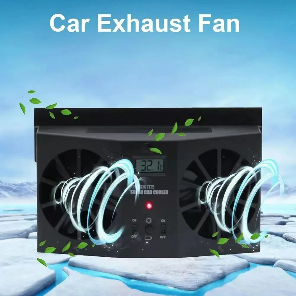12V-Car-Ventilation-Fan-Solar-Sun-Power-Window-Auto-Ventilator-Cooler ...