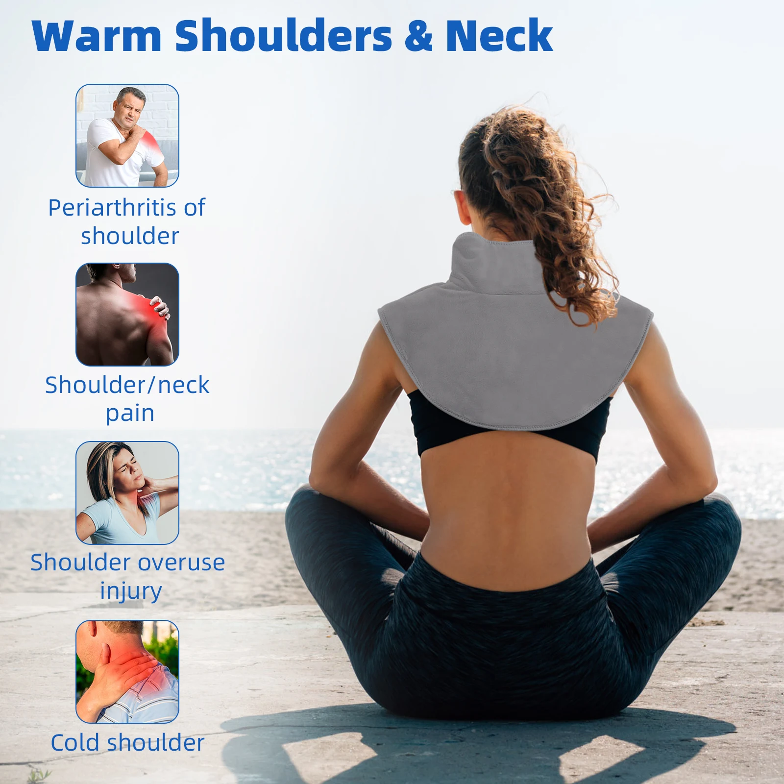Electric-Heating-shoulder-Neck-Massager-USB-Cervical-Brace-Wrap-Thermal ...