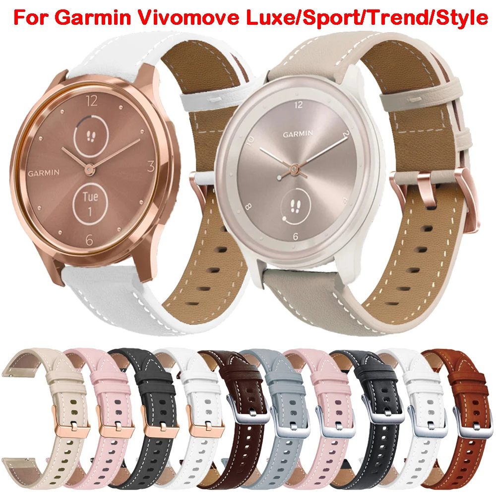 20mm-Smart-Watch-Band-For-Garmin-Vivomove-Luxe-Trend-Sport-Style-HR ...