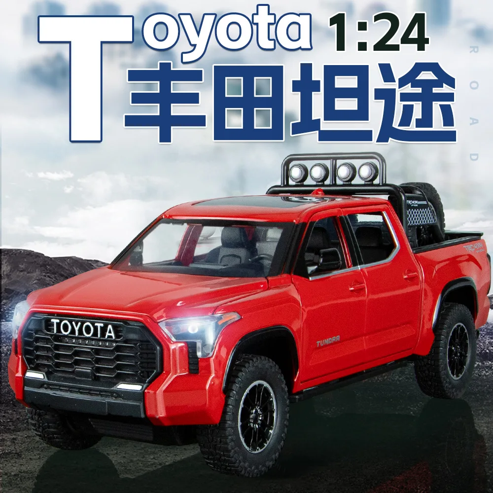 1-24-Toyota-Tundra-Pickup-Off-road-vehicle-Diecast-Metal-Alloy-Model ...