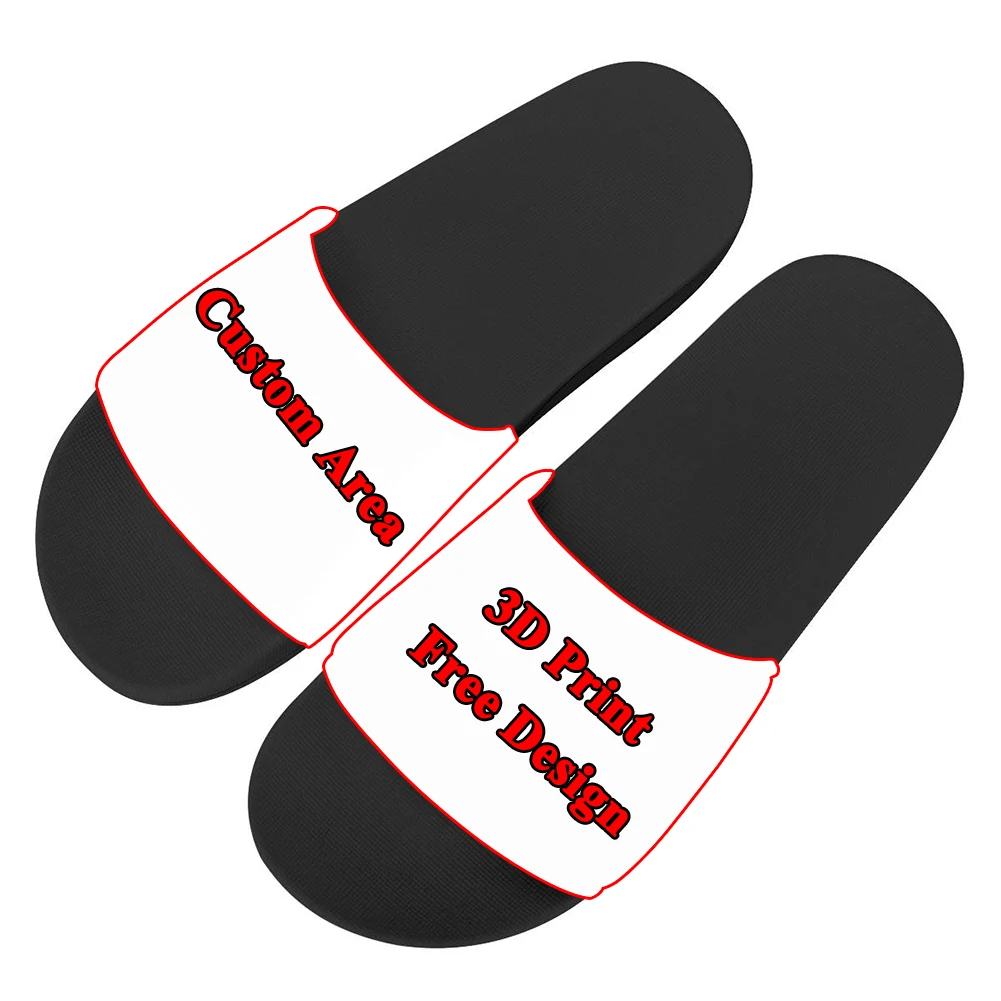 INSTANTARTS Women Men Personalized Slide Shoes DIY Custom Sandals ...