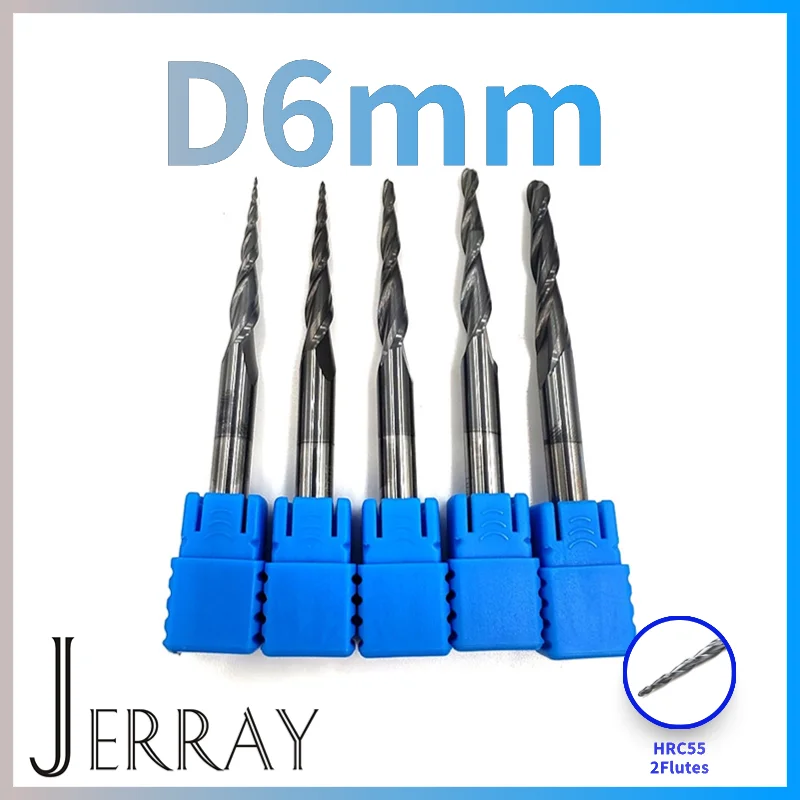 JERRAY-Tungst-nio-Carboneto-S-lido-Derribado-Ball-End-Mills-Bits-Router ...