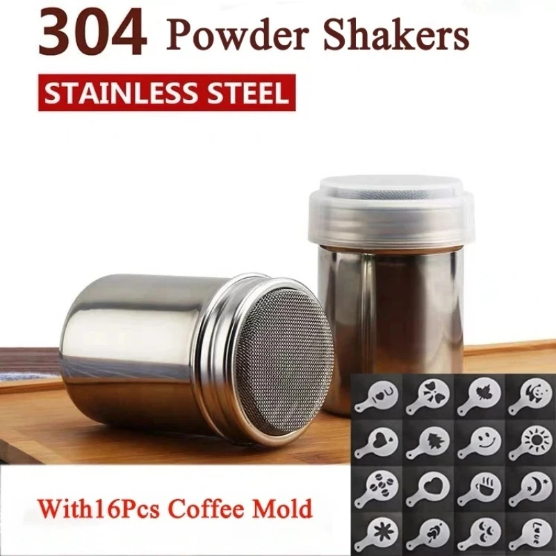 1pc-Stainless-Steel-Chocolate-Shaker-Cocoa-Flour-Coffee-Sifter-Or-16Pcs ...