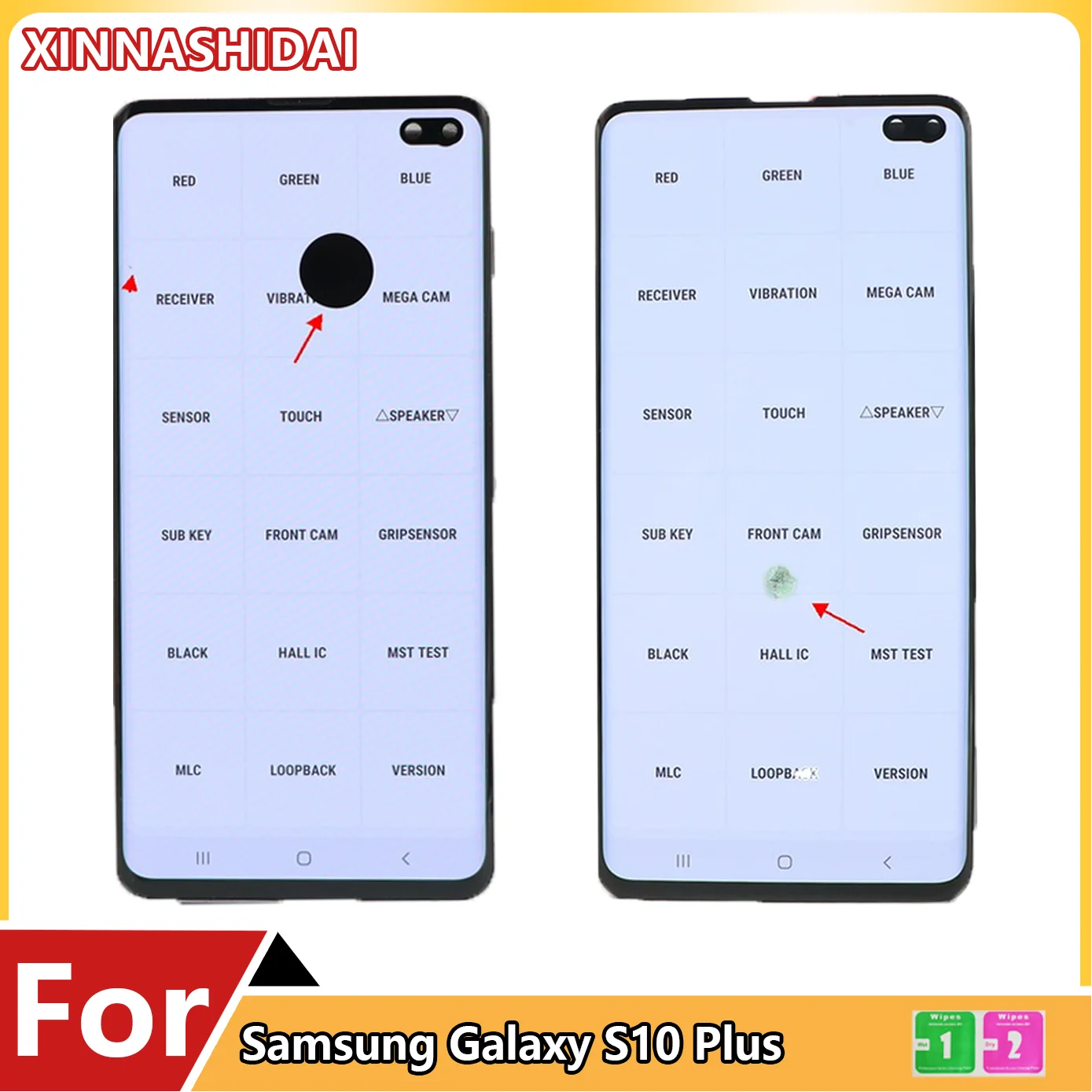 100% Tested For Samsung Galaxy S10 Plus G975f/ds Lcd Display Touch ...