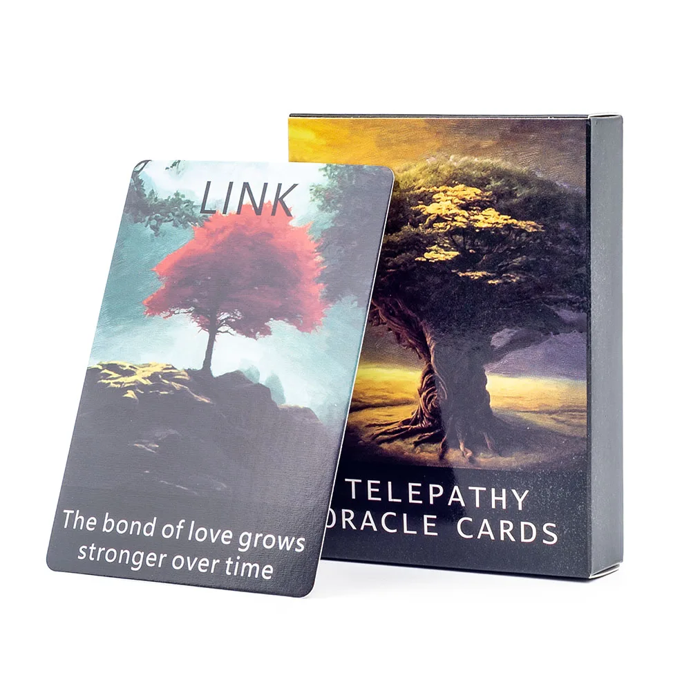 High-Quality-103-71Mm-56Pcs-Cards-Telepathy-Oracle-Cards-For-Family ...