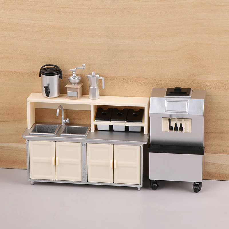 1-12-Dollhouse-Ice-Cream-Machine-Milk-Tea-Workbench-Model-Dollhouse ...
