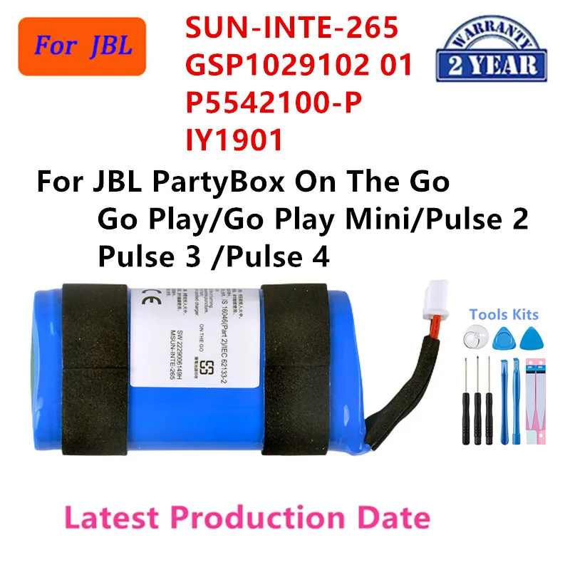 Original SUN-INTE-265 For JBL PartyBox On The Go Pulse 3 Pulse 2 Pulse ...