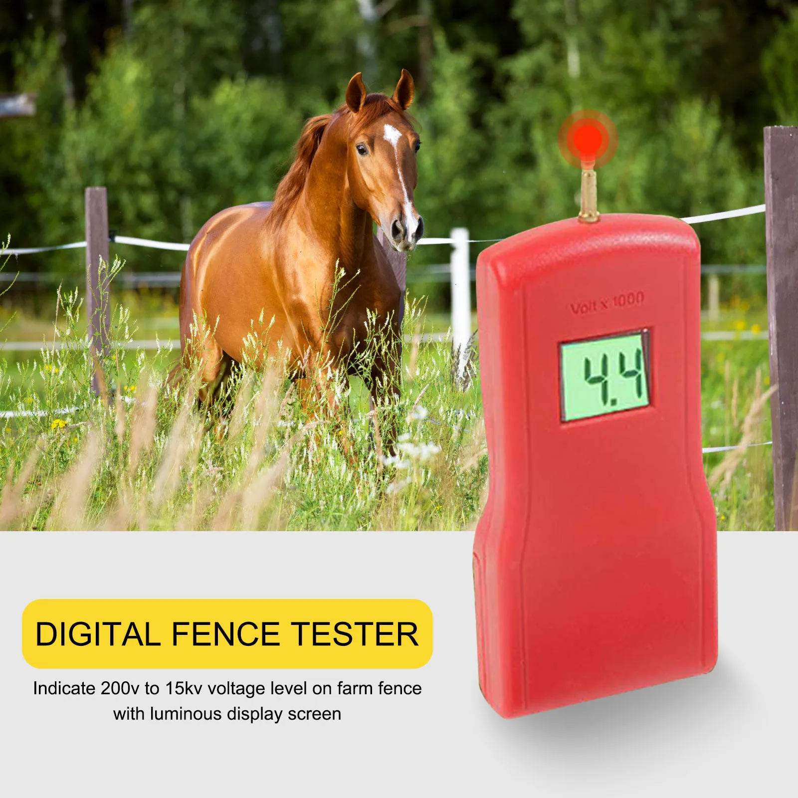 Medidores-de-tens-o-para-Test-Ranch-Fence-Electronic-Fence-Tester ...