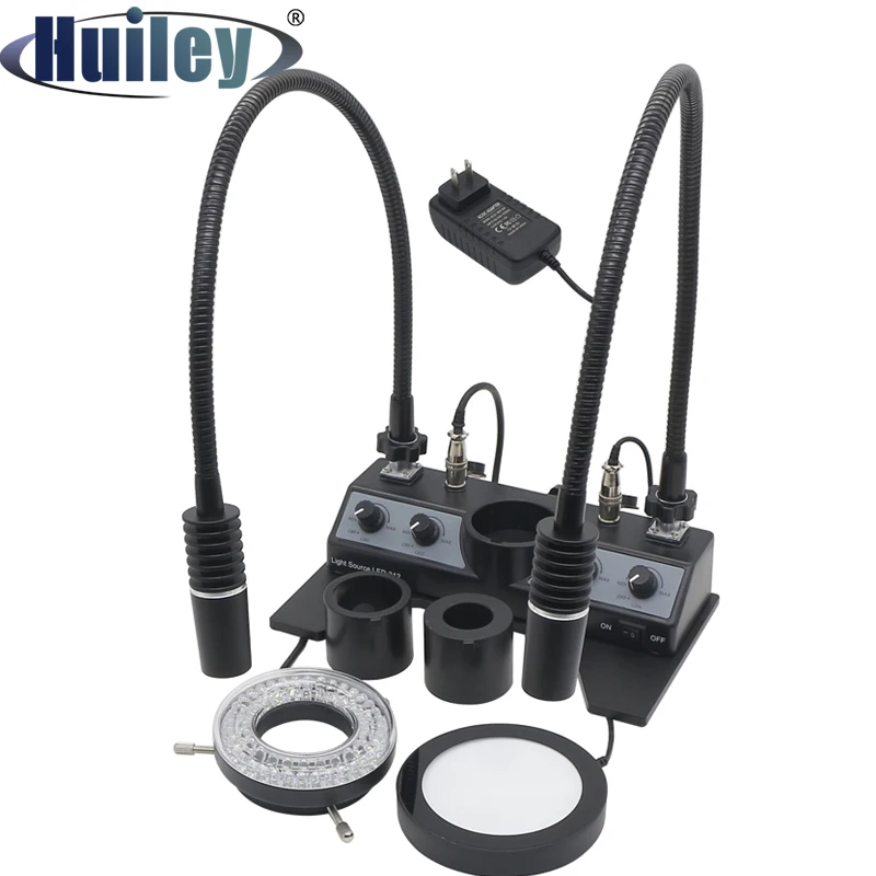 3-in-1-Microscope-Light-Source-Illumination-Double-Tube-LED-Light ...