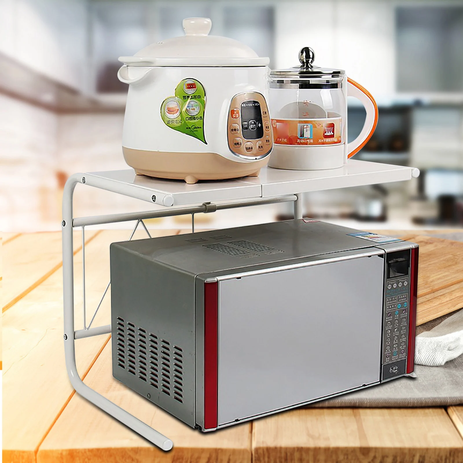 Microwave-Shelf-Kitchen-Materials-Storage-Rack-Oven-Storage-Rack ...