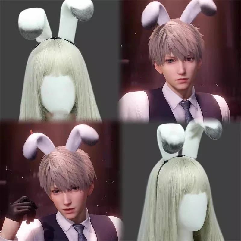 Anime-Love-And-Deepspace-Xavier-Bunny-Ear-Headband-Fur-Hairbands-Cute ...
