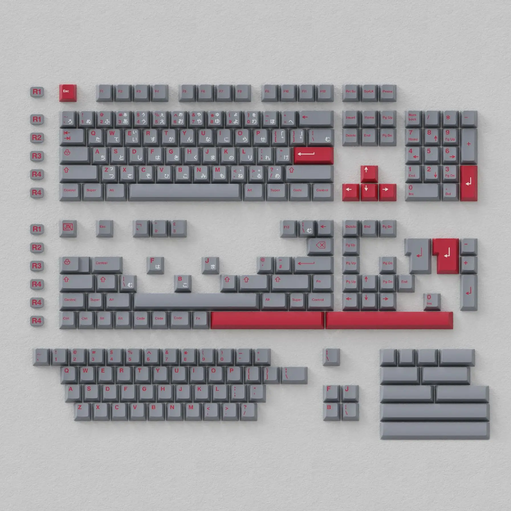 Jtk Shuten Douji Keycap Japanese Keycaps Doubleshot Tripleshot Abs 227 ...