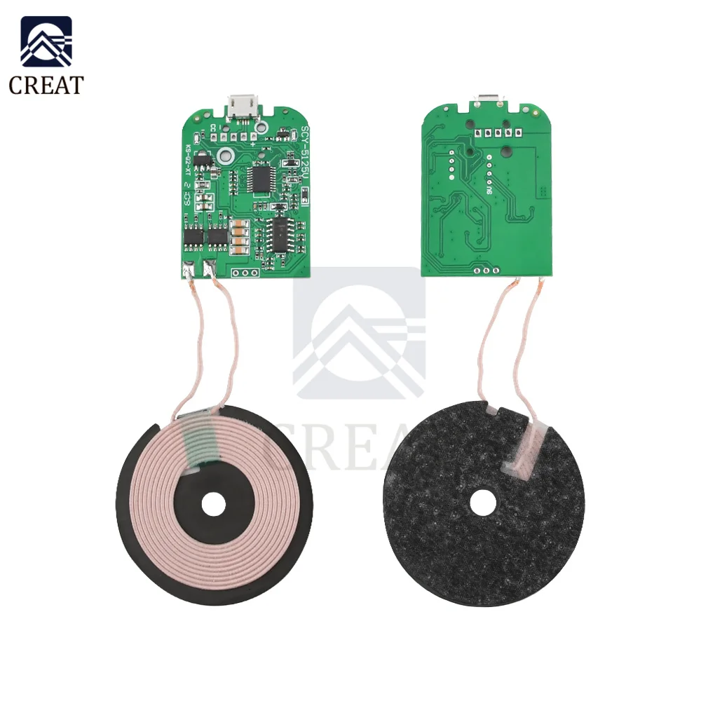 MICRO-USB-TYPE-C-Fast-Charging-Wireless-Charger-Transmitter-Module-PCBA ...